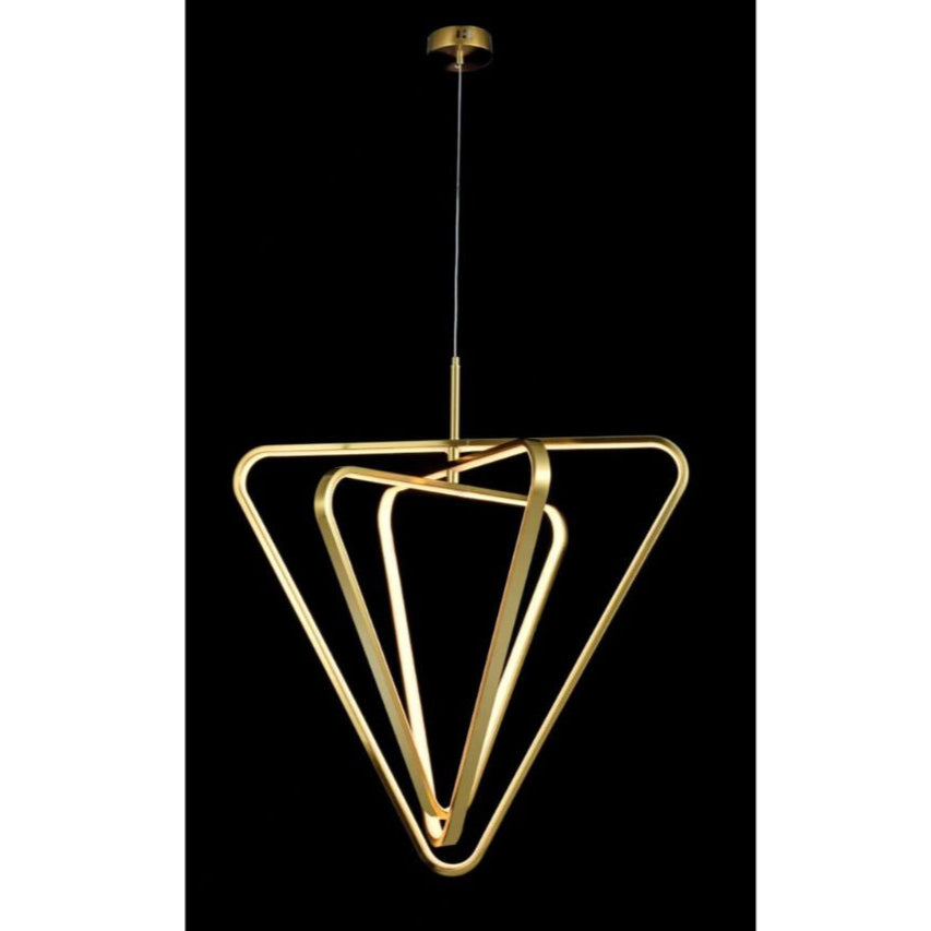 Triple Led Triangle Chandelier – Enora Lebanon